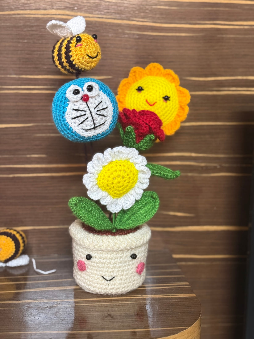 Doremon pot – Homey crochett